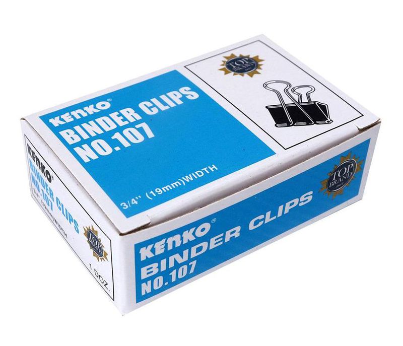 Binder Clip Kenko 107/Box