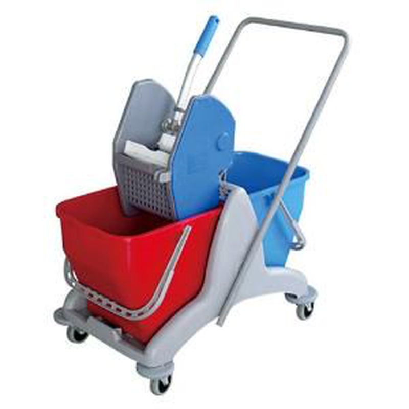 Down-Press Double Mop Wringer Trolley