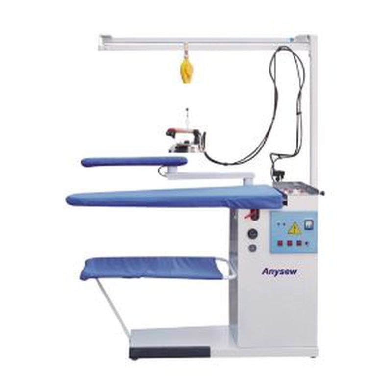 Home appliance steam ironing table