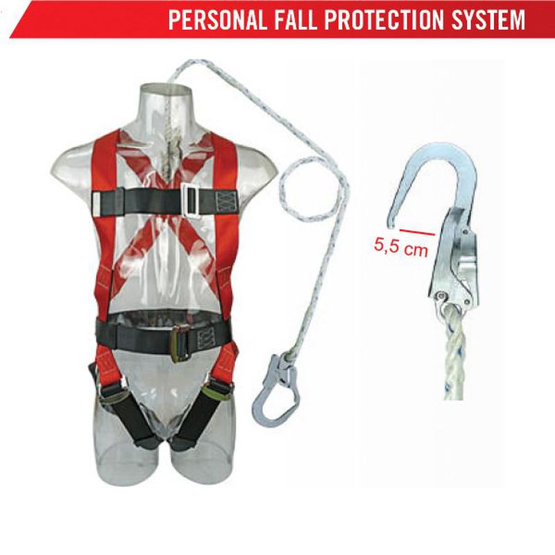 Excellent Body Harness with single hook lanyard