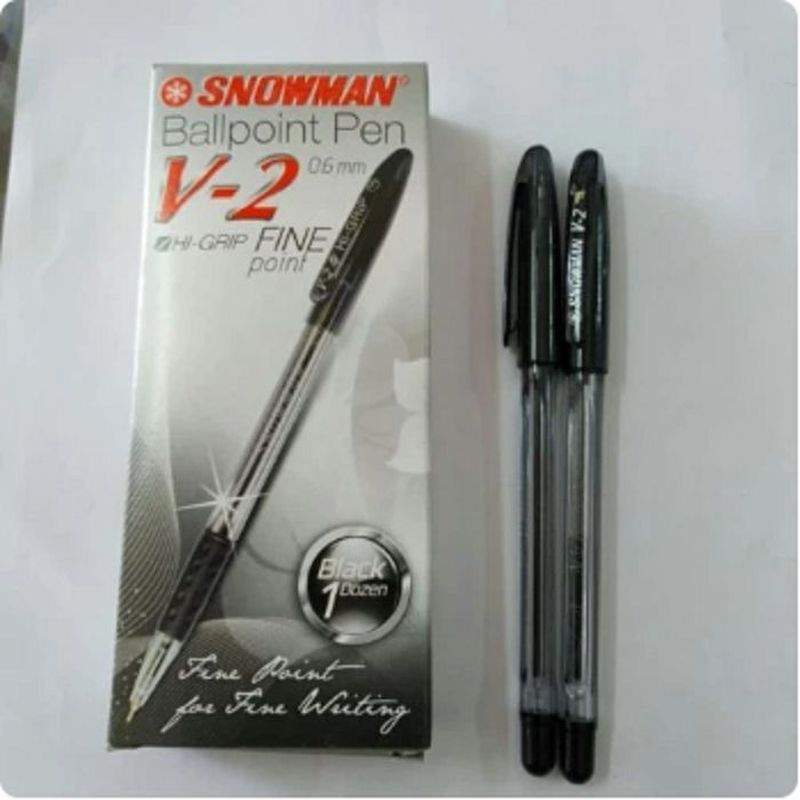 Bolpoin Pen V2 - Hitam V2 (0.6)