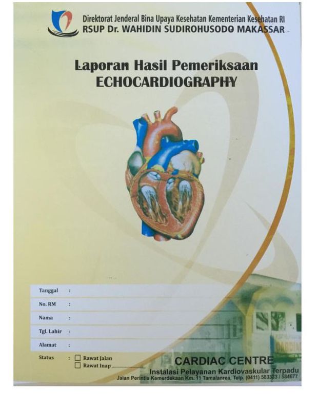 Map Hasil Echocardiography PJT