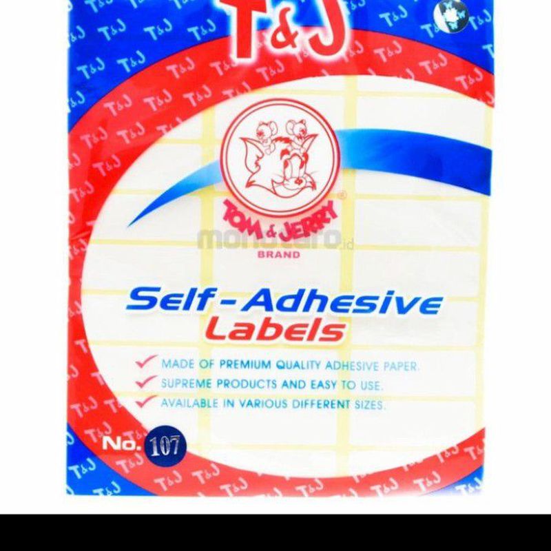 Label Tom & Jerry 107