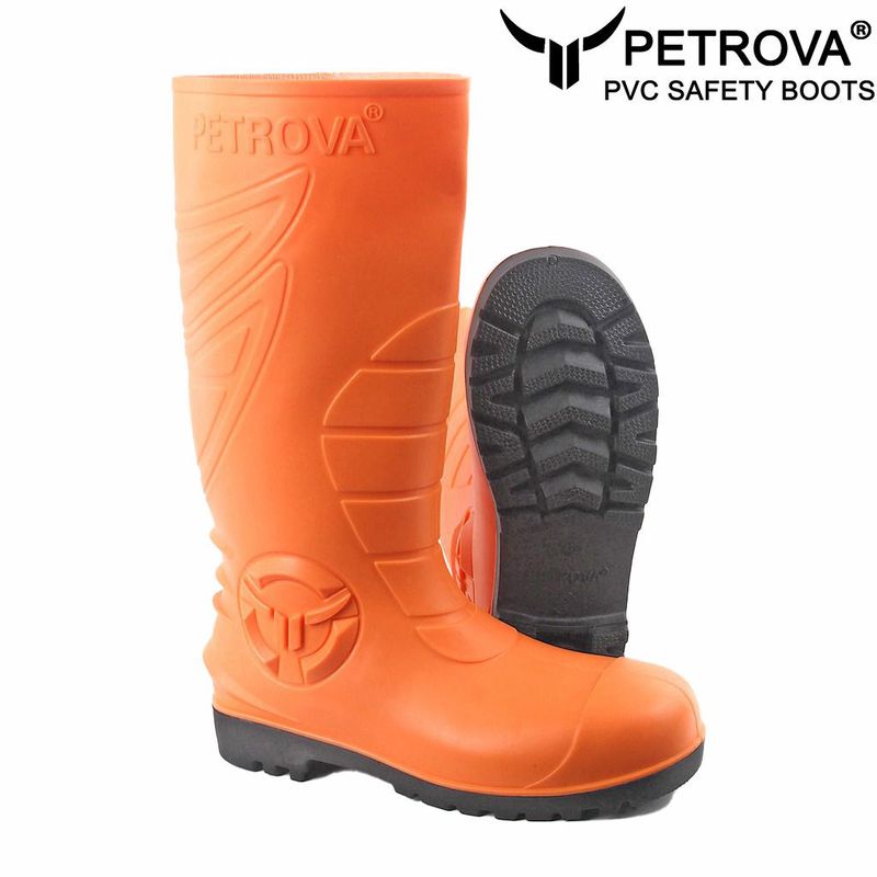 Petrova Pro Sepatu Boot Tanpa Toe Cap Besi