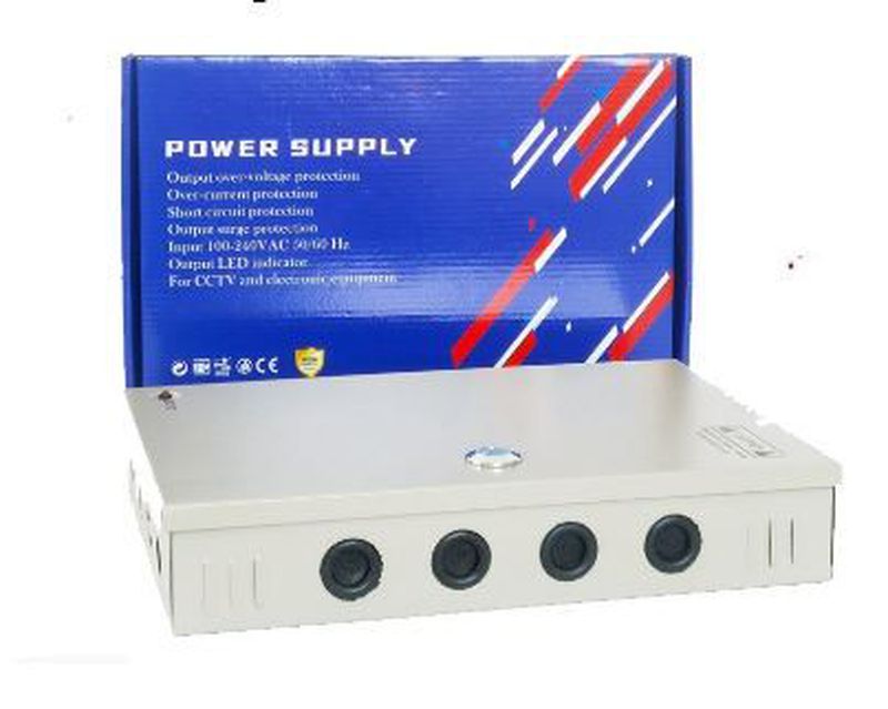 POWER SUPPLY CCTV 12V 30A BOX