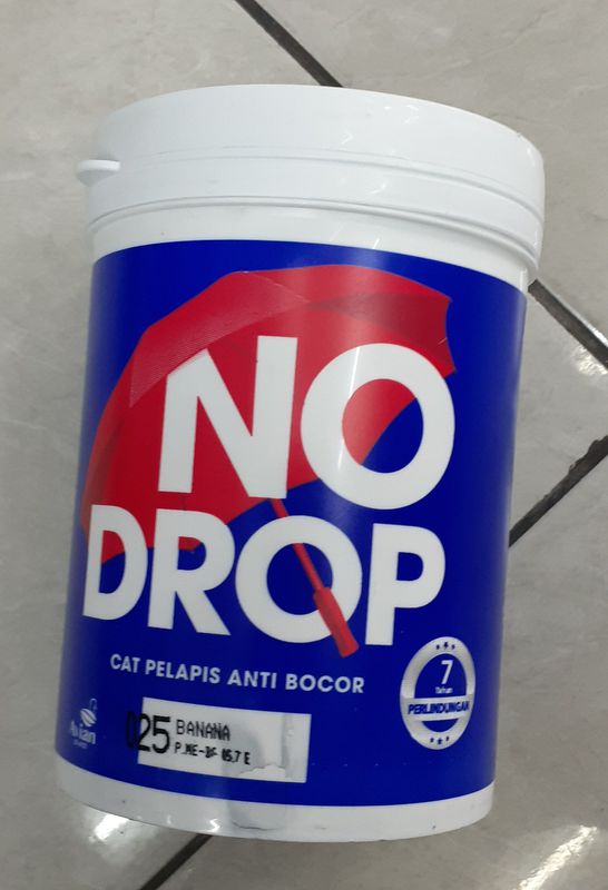 Cat Waterproof No Drop Kemasan 1 Kg/Kaleng