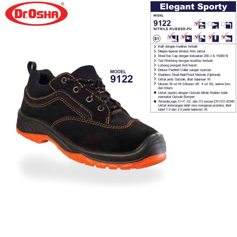 Dr Osha Elegant Sporty PU Rubber 9122