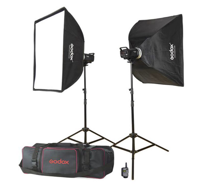 Godox Studio Flash Kit MS300-E/F (Paket Dua Lampu)