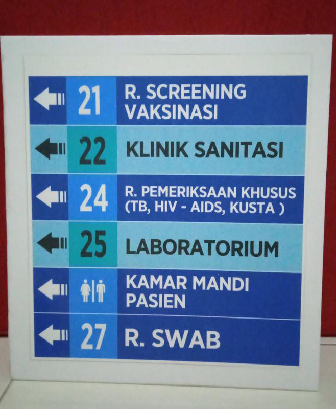 Sticker + Akrilik Uk. 42x45 cm