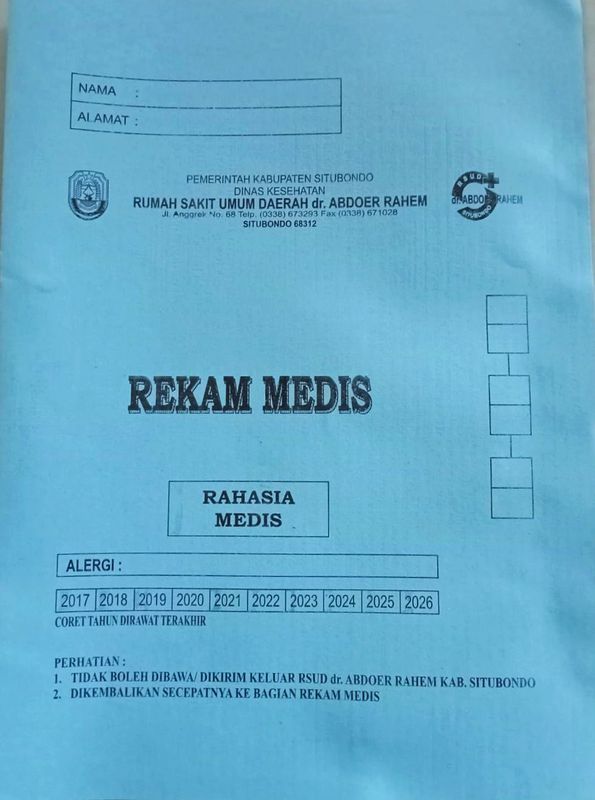 Map Rekam Medis. RSAR