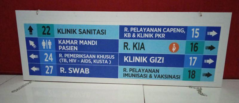 Sticker + Akrilik Uk. 30x85 cm