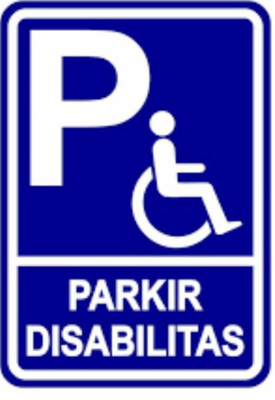 Sticker Parkir Disabilitas