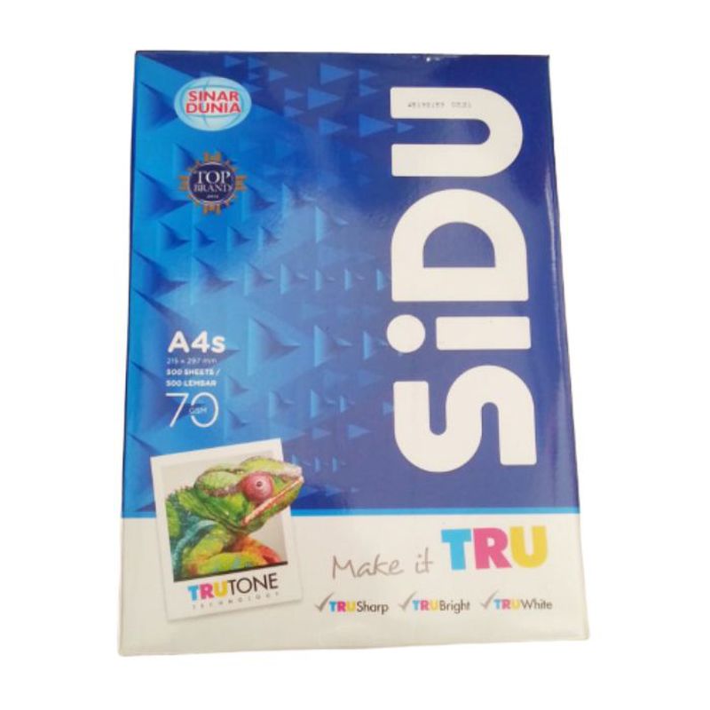Kertas HVS 70gr Kuarto A4S SIDU