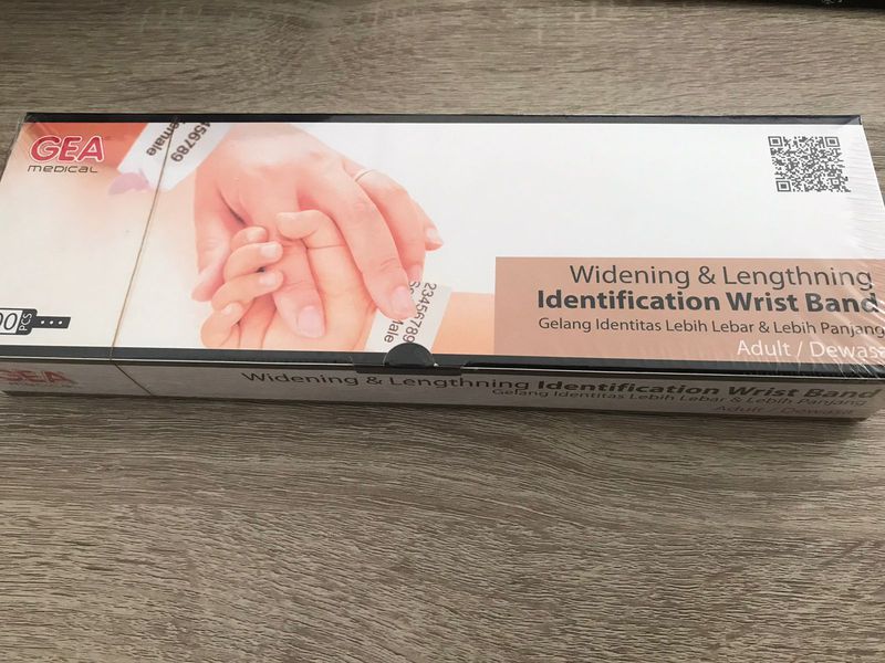 GEA MEDICAL Gelang ID Dewasa - Pink