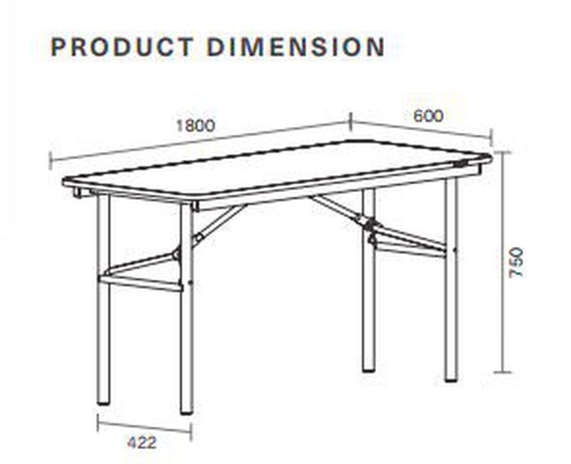 Chitose FTC-6018 - Table - Light Grey