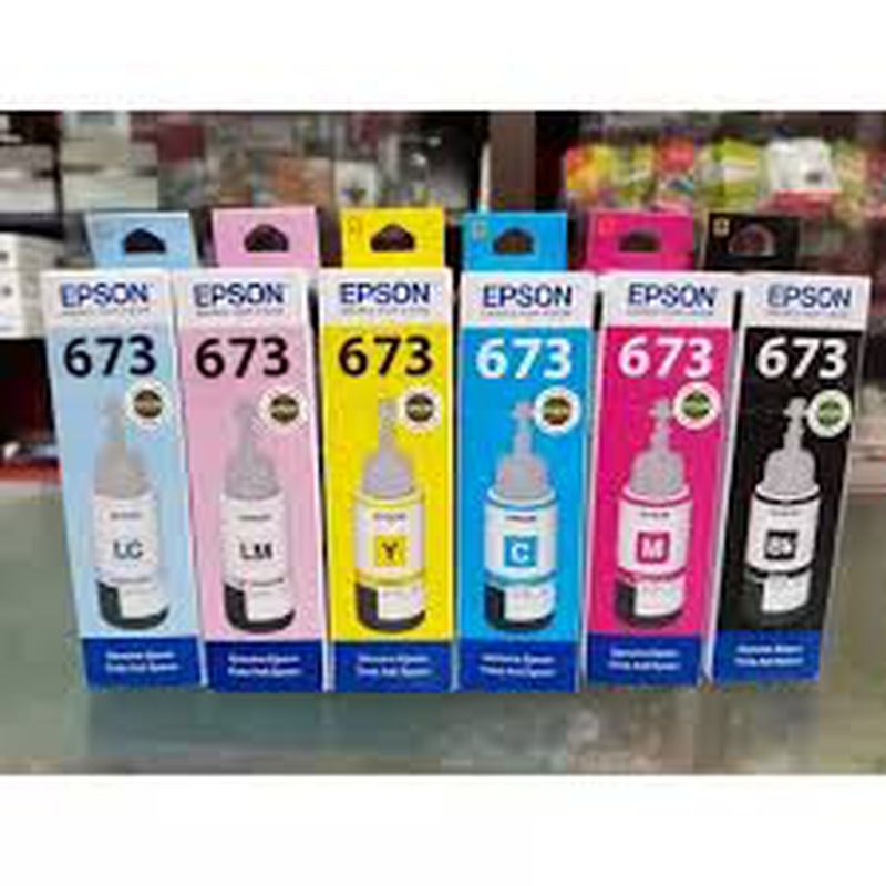 Tinta Epson 673 - Color - Light Cyan