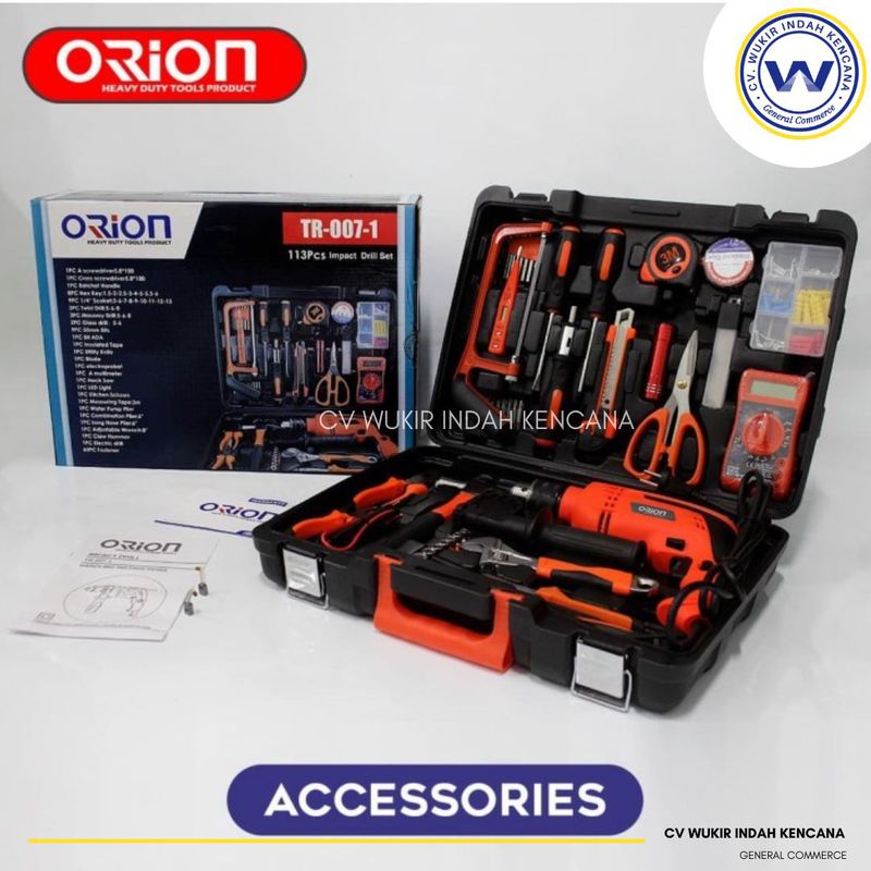Hand Toolset / Tool Kit Set / Toolkit Toolbox Orion TR-007-1