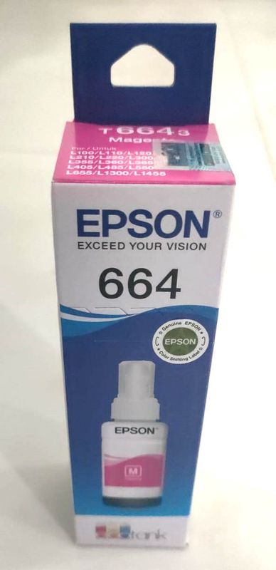 Tinta Printer EPSON T664 - Warna MERAH