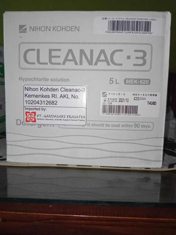 Detergent, CLEANAC-3 5 Liter/galon