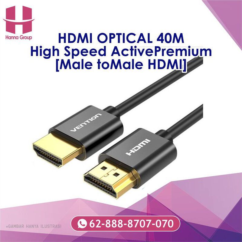 VENTION HDMI OPTICAL 40M High Speed Active Premium - [Male to Male HDMI]