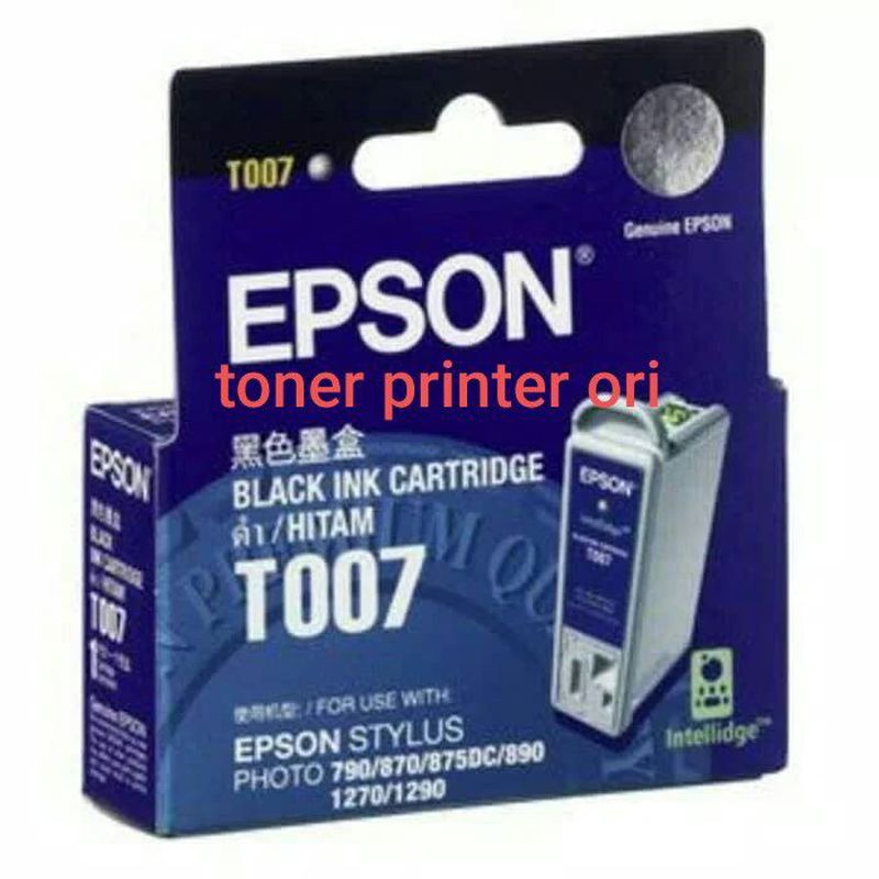 tinta printer epson TO-007 black original