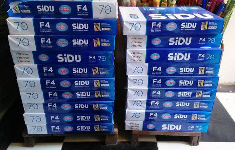 Kertas HVS SIDU - A4 80Gr SIDU