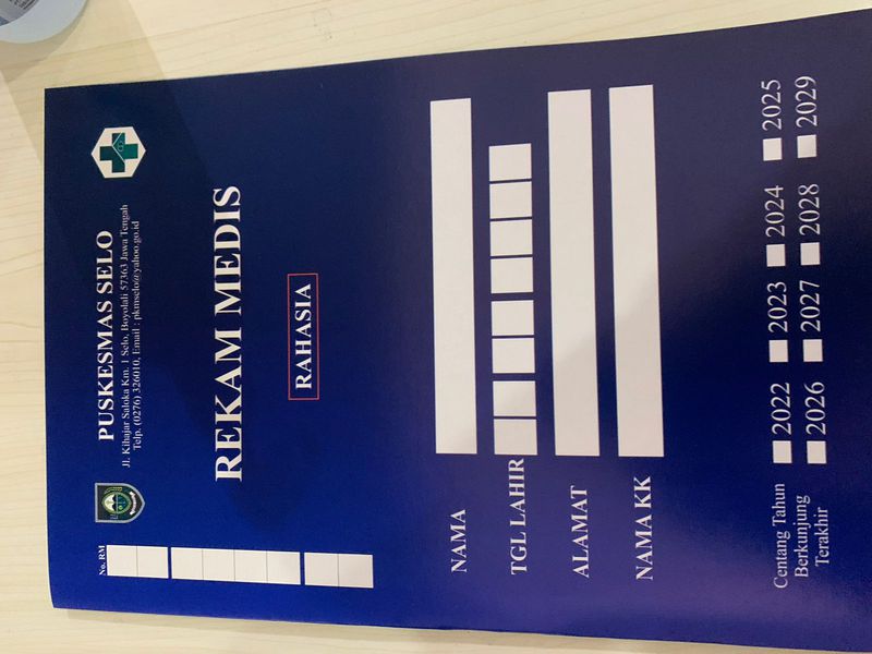 Map Family Folder Puskesmas Selo