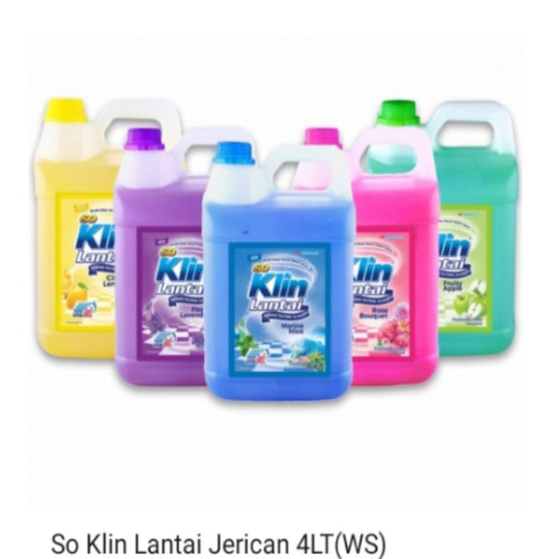 Pembersih Lantai So Klin 4 Liter
