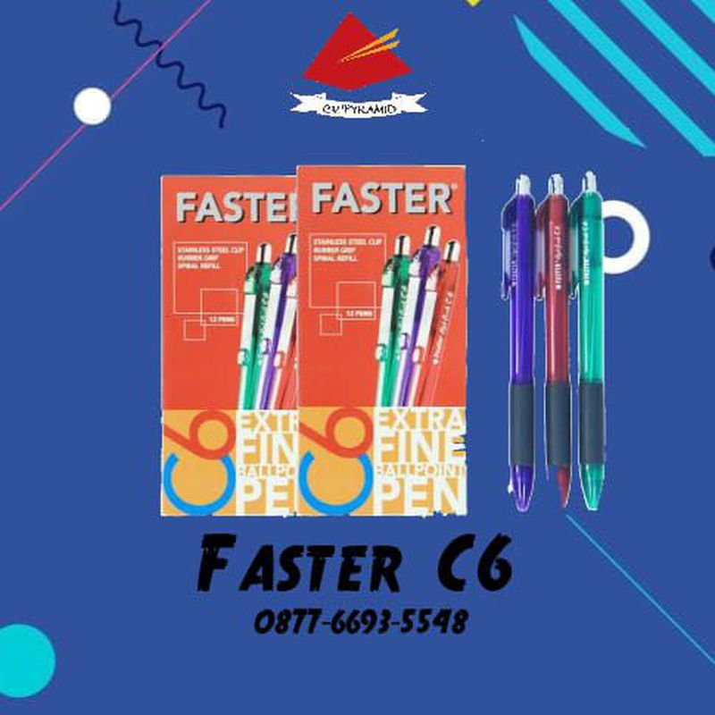 Ballpoint Faster C6 - Hitam