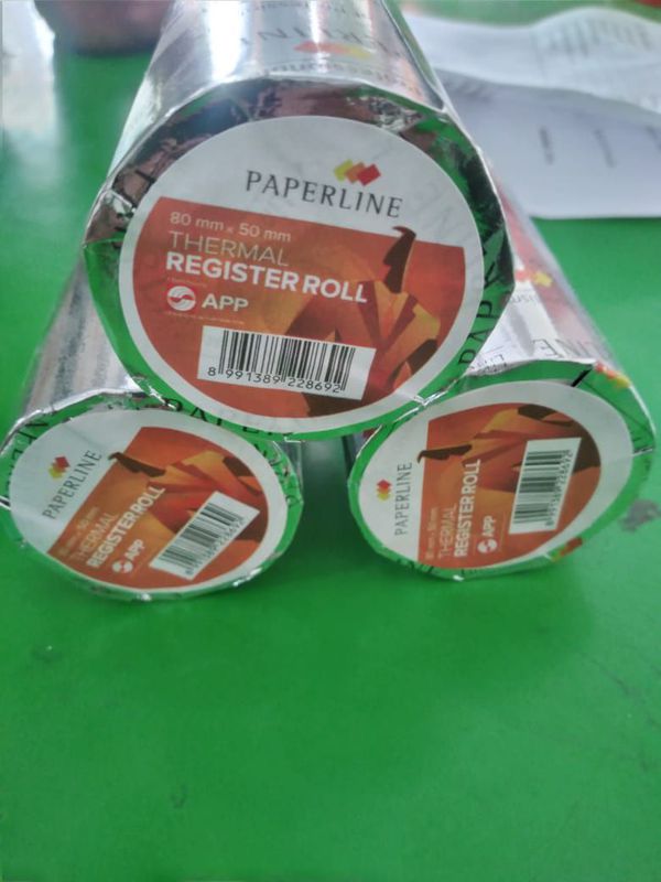 paperline thermal register roll ukuran 80 mm x 50 mm