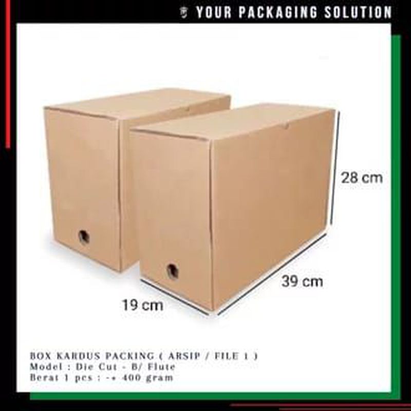 sarana kearsipan box arsip spesifikasi: HVS folio60 gr