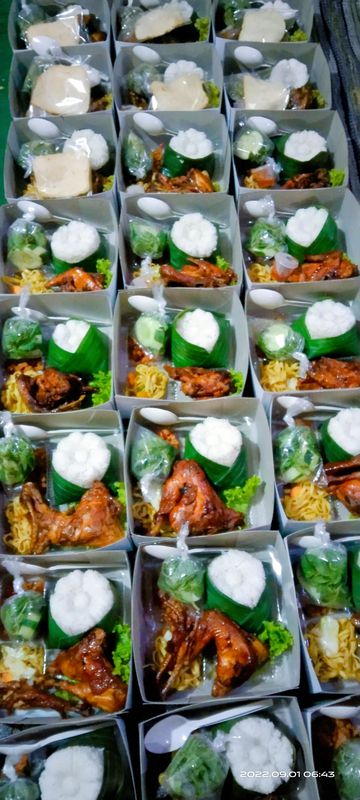 Nasi box - Nasi Box Ayam Bakar,Nasi Box Nila,Nasibox Telor