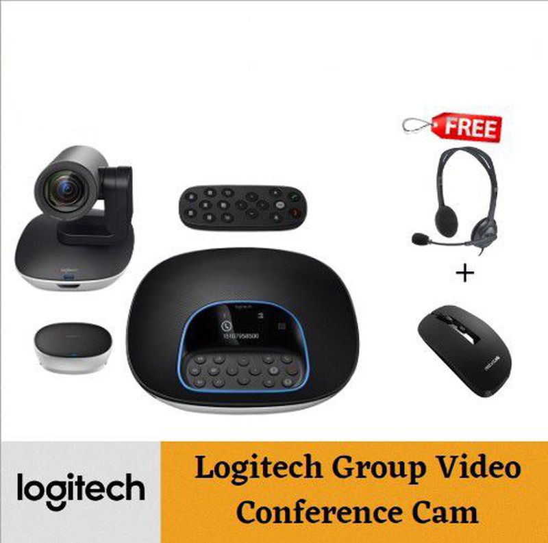 Logitech Group Video Conference Cam ORIGINAL & GARANSI RESMI - GROUP ...