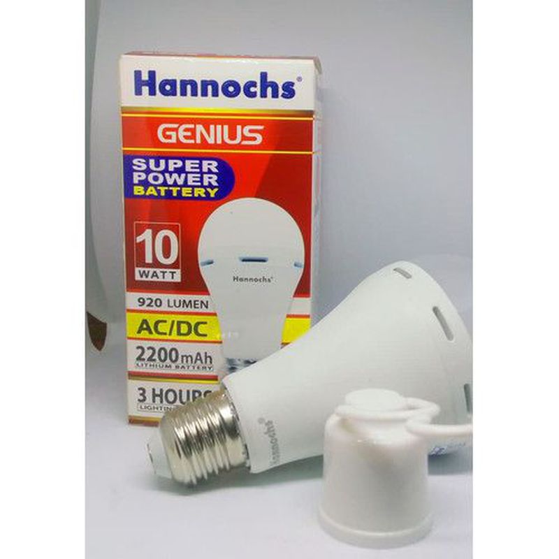 Lampu Emergency Bulb Hannochs 10 Watt
