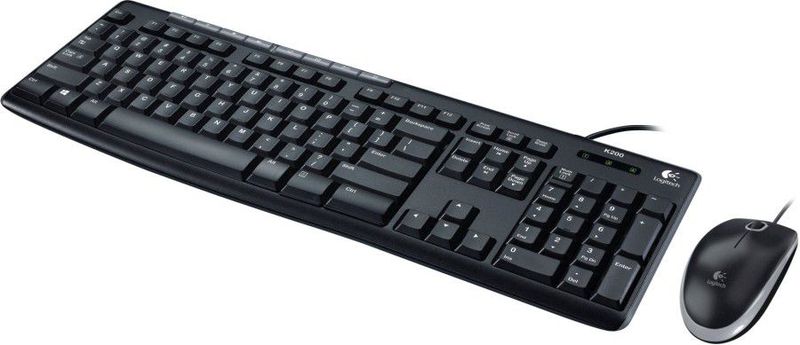 Keyboard + Mouse MK200 merk Logitech