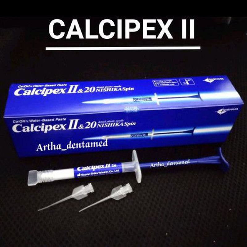 Calcipex II dressing root canal Calcium Hidroxide
