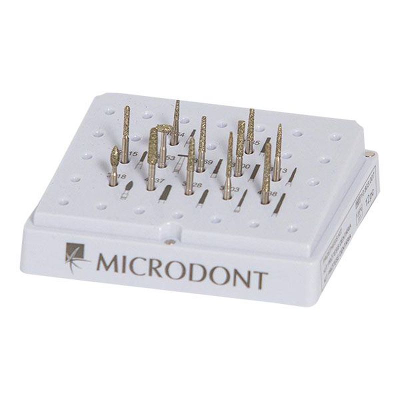 Dental Prosthesis Diamond Bur Kit MICRODONT
