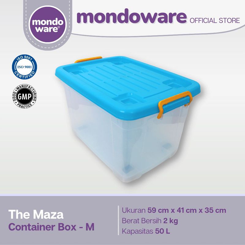 Container Box Premium Awet & Kuat- Maza - M - Mondoware Plastik C75