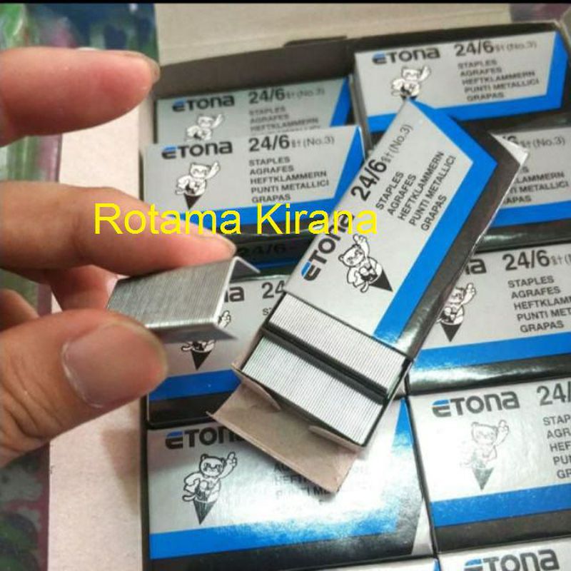 Anak Hekter/ Stapless/ Isi Stapler No.3 (24/6) Etona