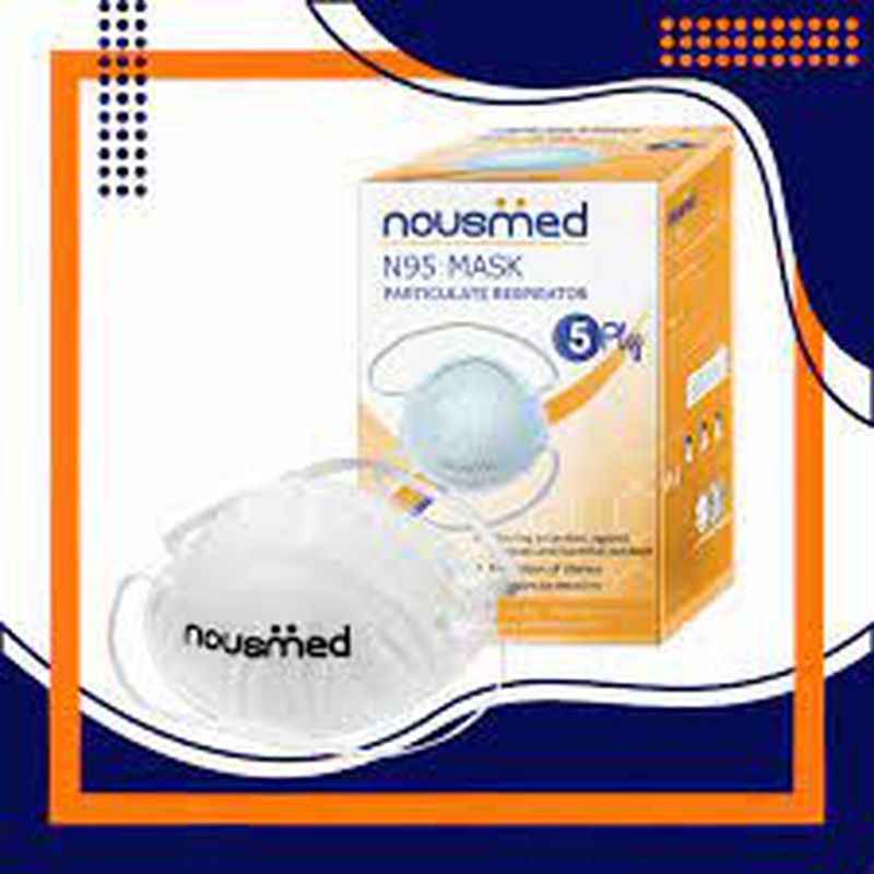 MASKER - N95 Mask Particulate respirator - NOUSMED SAFELOCK
