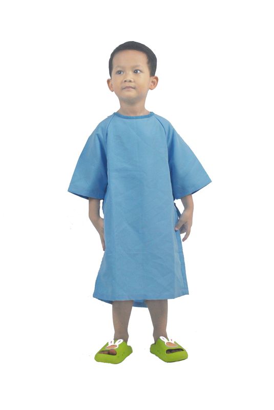 Baju pasien pre operasi ( anak) scort lengan pendek