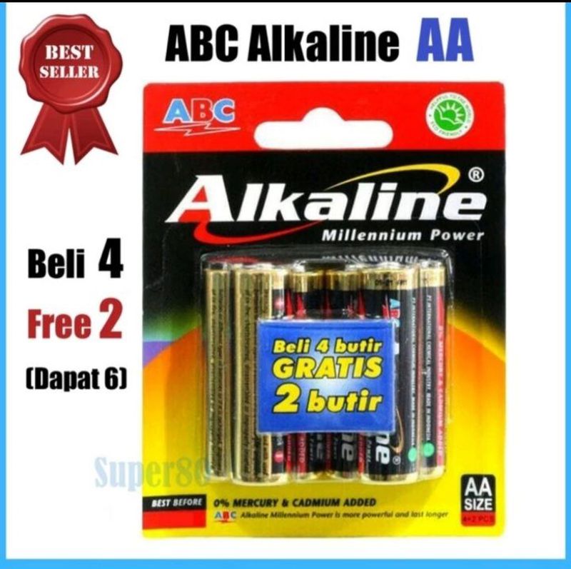 Batre ABC Alkaline A2
