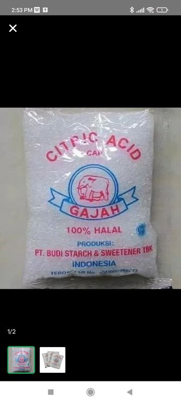 Citrum Citric acid cap gajah