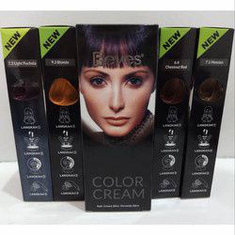 Cat Rambut Feves Coklat