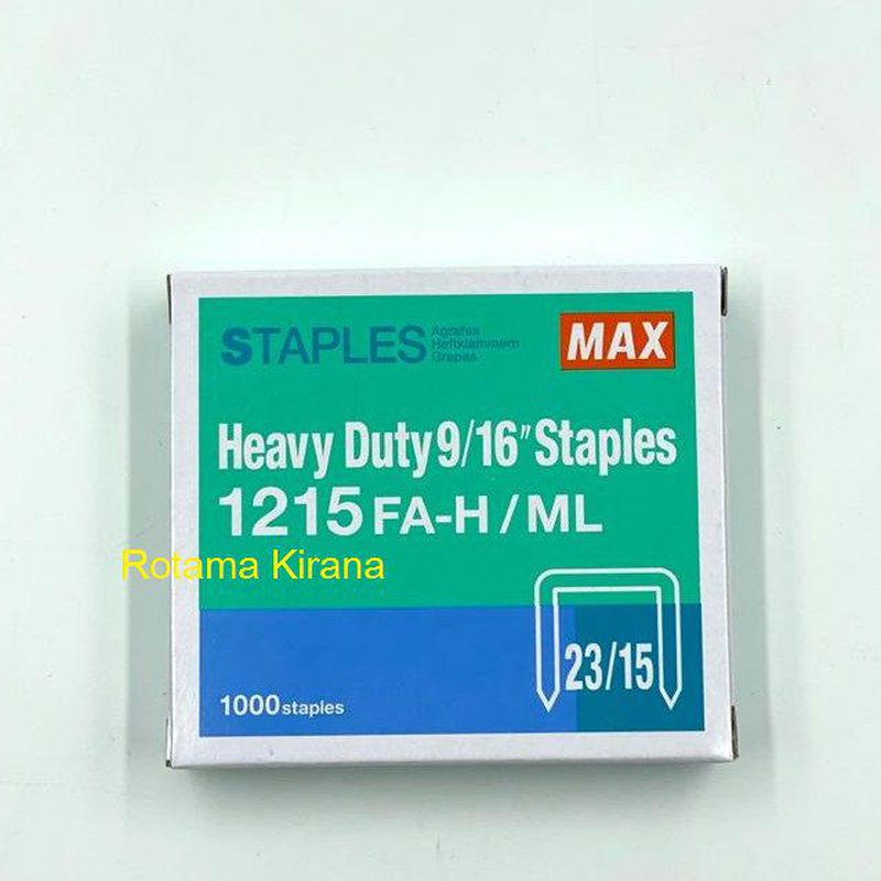Anak Penjilid Besar / Staples/ Isi Stapler No. 1215 Max