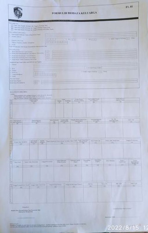 Cetak Formulir Biodata Penduduk (F1.01)