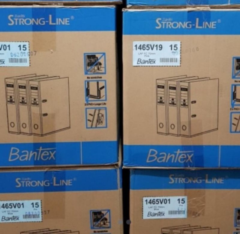 Ordner Bantex 1 Dus isi 15 pcs ( Biru, Merah, Ungu )