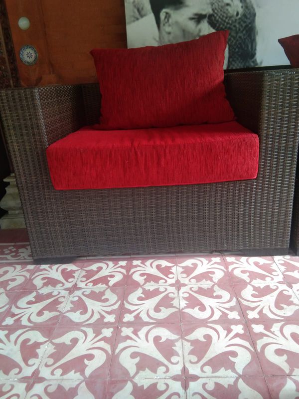 Sofa Anyaman Sintetis Single