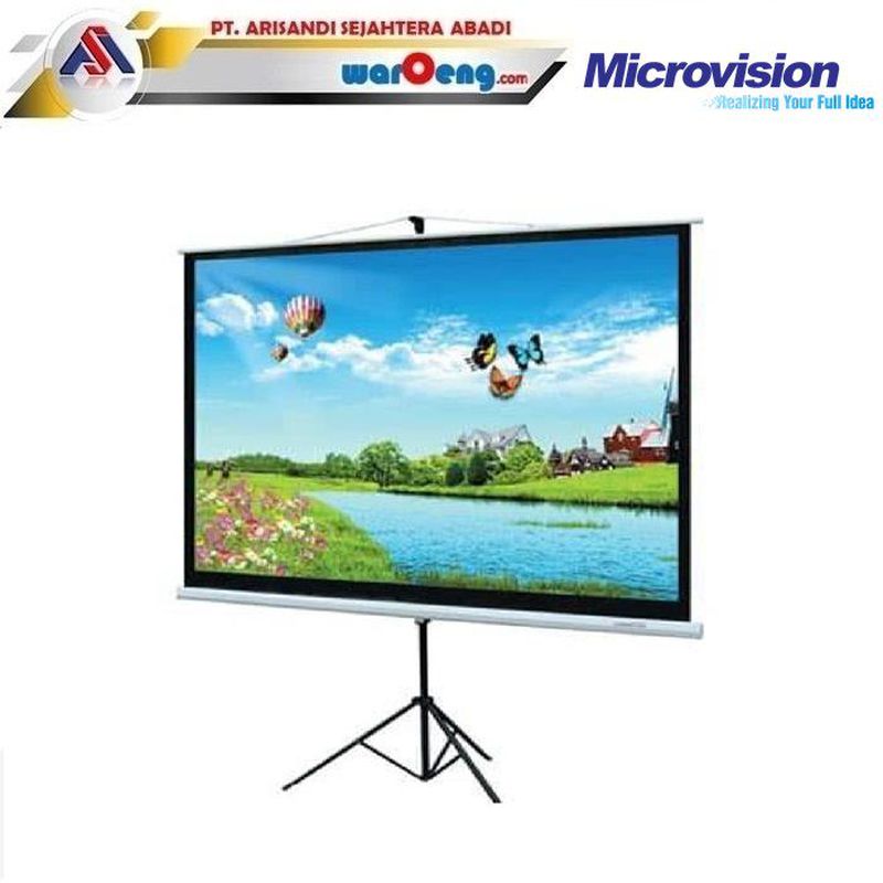 Microvision layar tripod 70 inch TSMV1717L