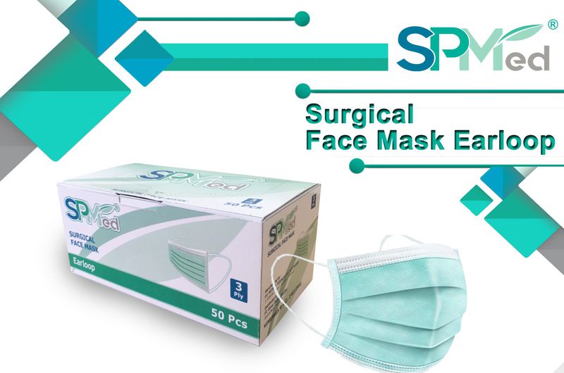 SPMed Surgical Face Mask Earloop